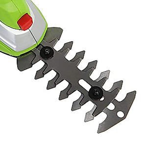 Vilobos 2-in-1 Cordless Grass Shear Garden Hedge Trimmer,60 Minutes Use Time,4.5V, Lightweight 1.15 lbs, for Small Lawns Hedges Shrubbery,Rechargeable Charger Included