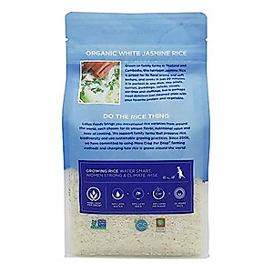 LOTUS FOODS Organic White Jasmine Rice, 30 OZ