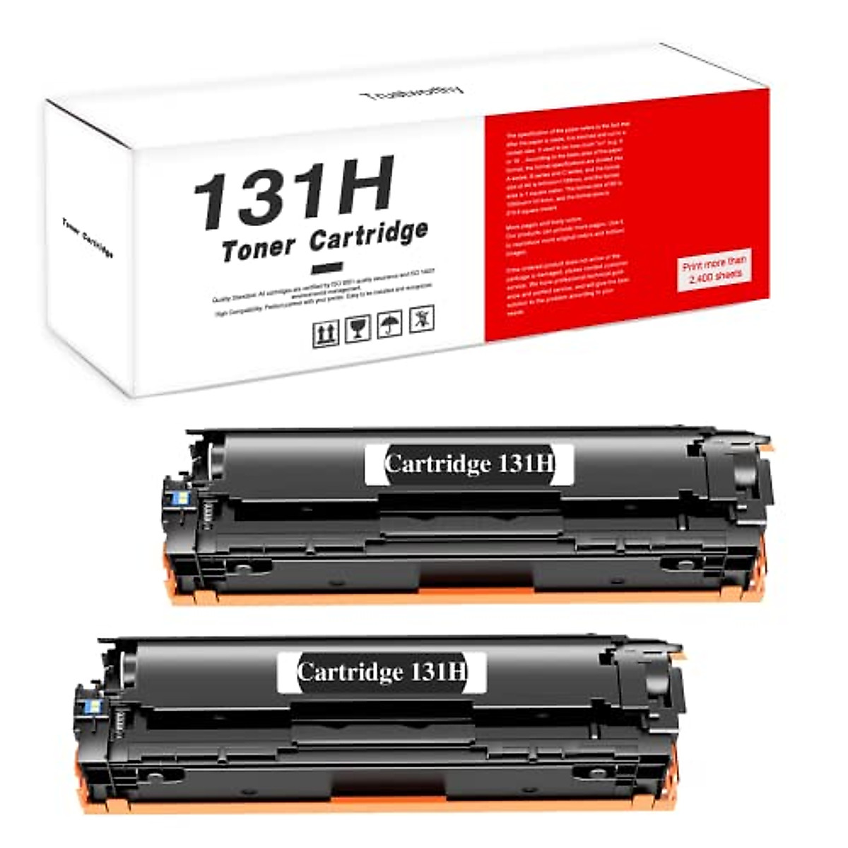 (1Black) Cartridge 131H High Yield Toner Cartridge Replacement for Canon 131H MF8280Cw MF8230Cn MF620C MF621Cn MF624Cw MF628Cw MF623Cn MF626Cn Printer