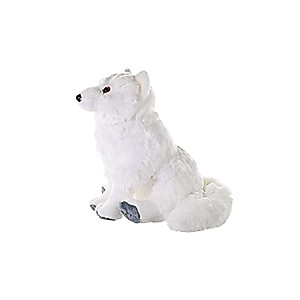 Wild Republic Arctic Fox Plush, Stuffed Animal, Plush Toy, Gifts for Kids, Cuddlekins 12 Inches