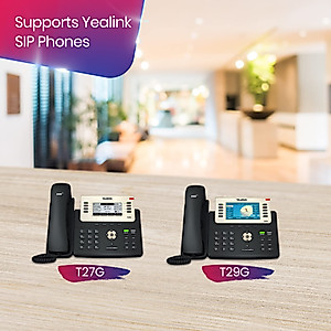 Yealink Wall Mount Bracket for SIP-T46S Phone, Global Teck Bundle includes Microfiber Cloth