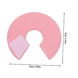 POPETPOP Puppy Chicken Cone 2Pcs Pet Recovery Collar Mini Elizabeth Circle Parrot Adjustable Neck Cone for Small Animals Rabbits Birds Guinea Pigs Hamster Hedgehog Elizabethan Collar Puppy Collars