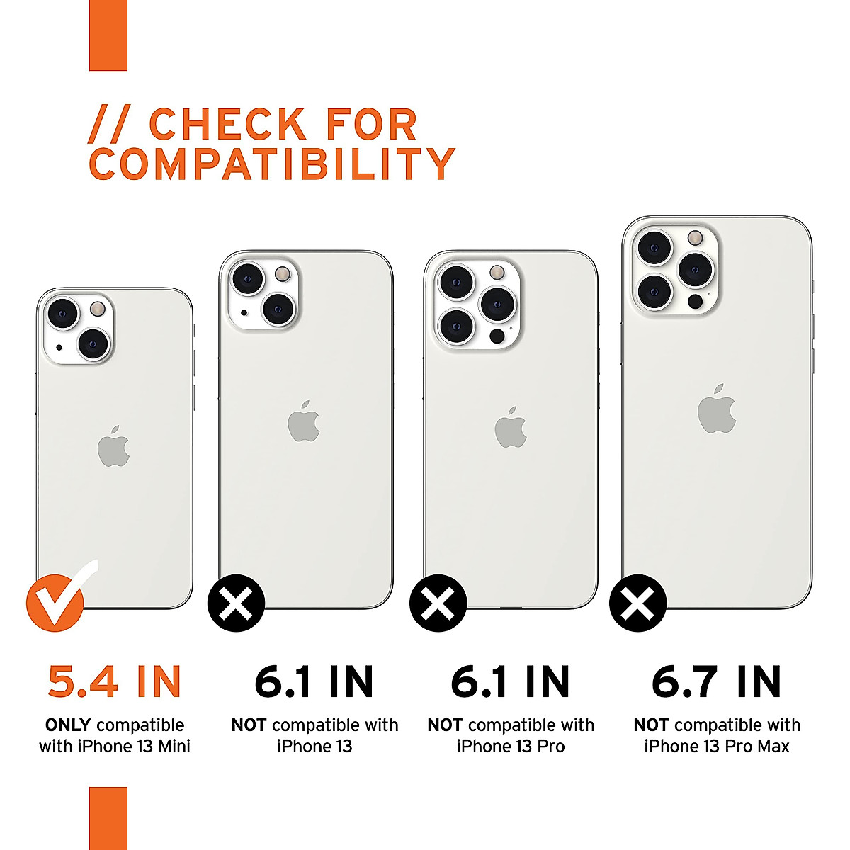 URBAN ARMOR GEAR [U] by UAG Designed for iPhone 13 Mini Case Red Clay Lucent Slim Fit Lightweight Stylish Transparent Impact Resistant Protective Phone Cover, [5.4 inch Screen]