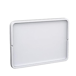 BedShelfie Bedside Shelf for Bunk Bed & Top Bunk, College Dorm Room & Loft Nightstand, Floating Bed Side Table Tray Storage - Minimalist White Wood