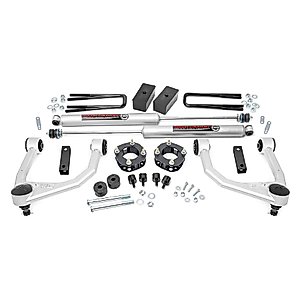 Rough Country 3.5" Lift Kit w/N3 Shocks for 2007-2021 Tundra 2WD/4WD - 76830