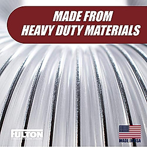 4" x 10' (4 inch diameter by 10 feet long) Ultra Flex Clear Vue Heavy Duty PVC Dust Debris and Fume Collection Hose MADE IN USA!