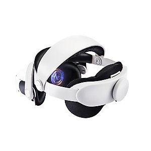 GOMRVR Adjustable Halo Head Strap Compatible with Oculus/Meta Quest 2, Strap Accessories Enhanced Support & Gaming Immersion, Reduce Pressure in VR Headset