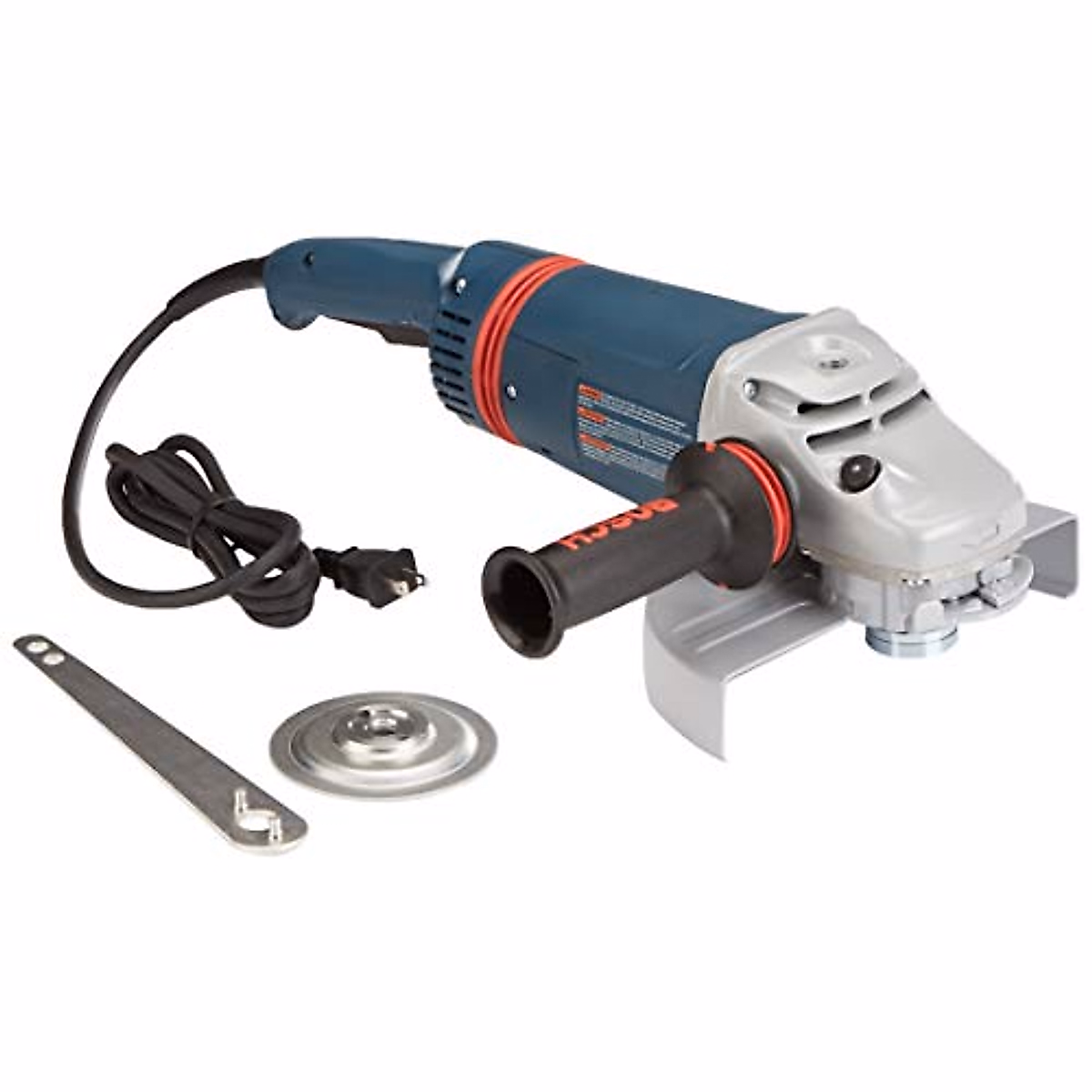 BOSCH 1893-6 9 Large Angle Grinder with Rat Tail Handle, Black,grey,green