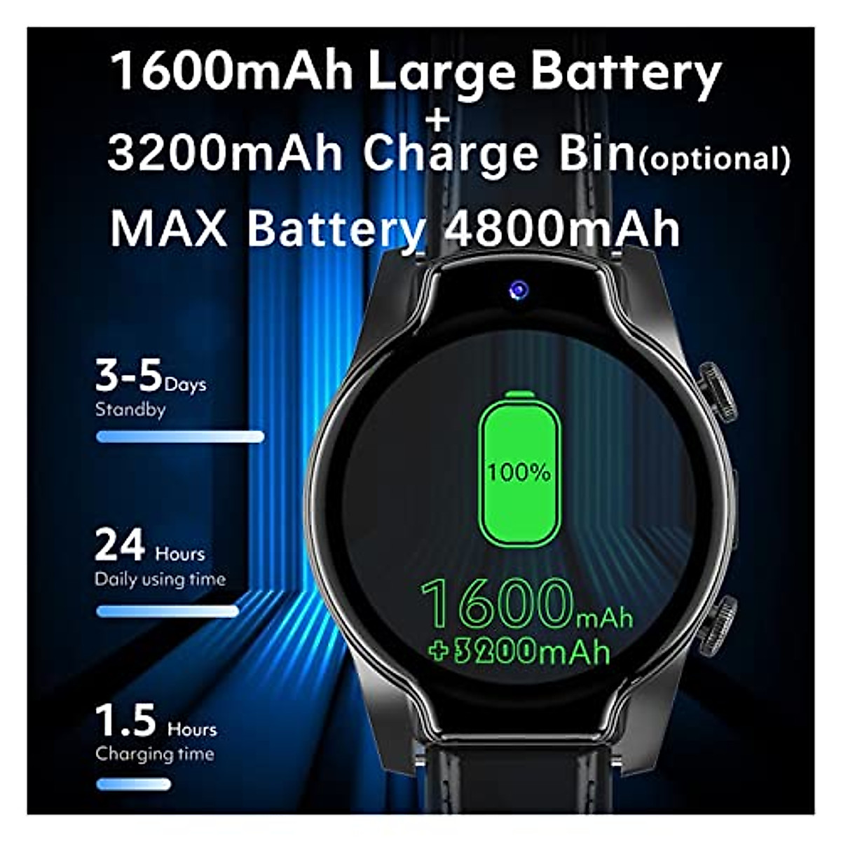 Smartwatches S10 4G LTE Smart Watch Phone GPS 32GB Face ID Dual Camera 13MP WiFi SIM Smartwatch Men IP68 Waterproof Clock (Color : C, Size : S10 PRO 64G(5ATM))