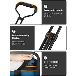 Beach Cart with Big Wheels for Sand, Ribitek Outdoor Folding Camping Grocery Portable Utility Cart, Heavy Duty 300 Lbs Capacity Collapsible All Terrain Sports Wagon with Adjustable Handle for Camping