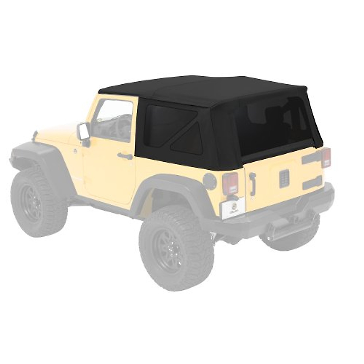 Bestop 54822-17 Supertop NX Black Twill Complete Replacement Soft Top