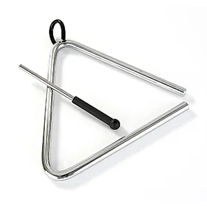 Percussion Plus Triangle, Silver, 8 inch (PP970)