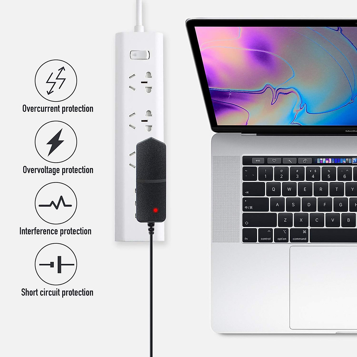 Power Supply 5V 1A, AC 100-240V to DC, Yetaida Max 5W Universal Wall Plug Power Adapter 5.5 * 2.5mm DC Jack (DC 5V 1A 5W)