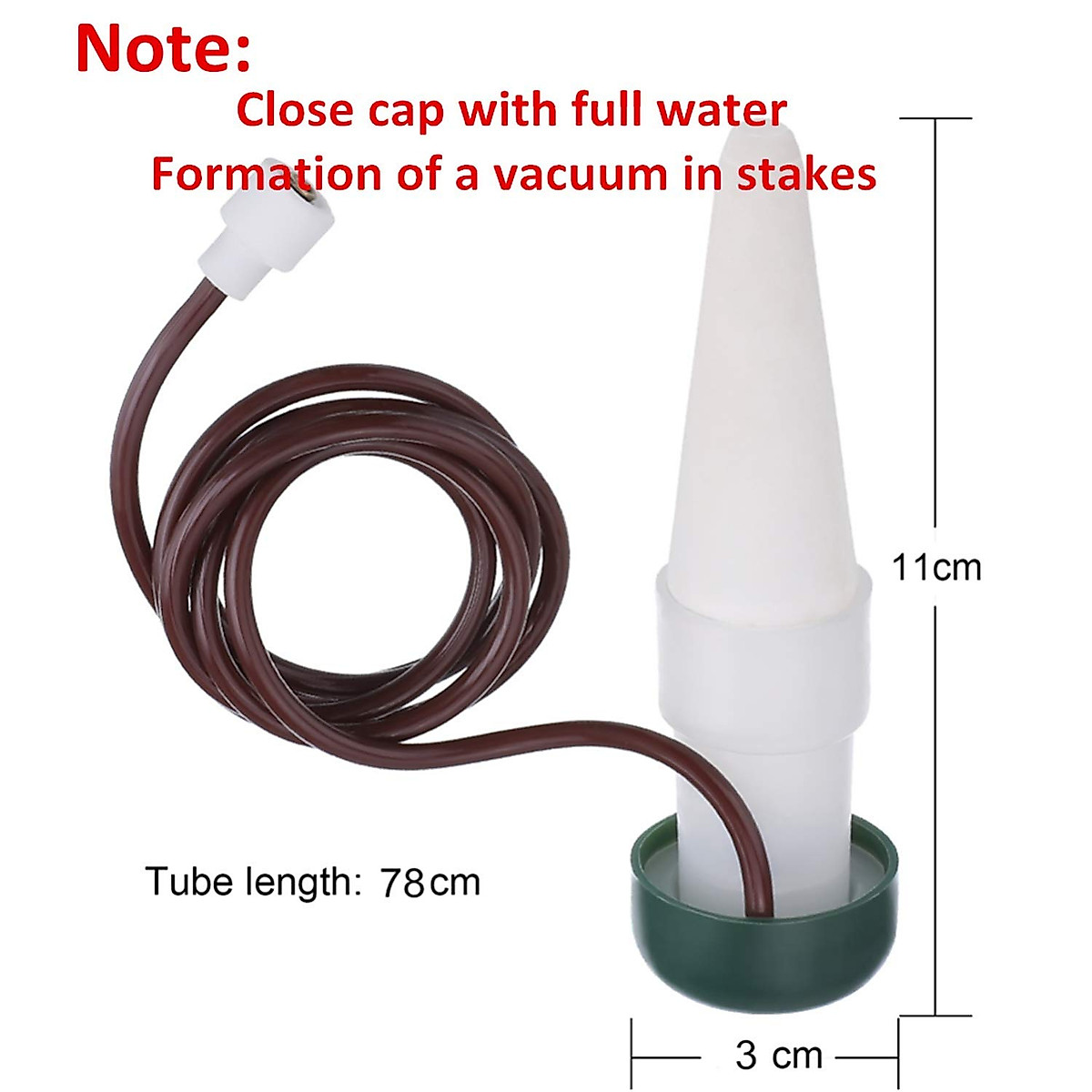 16 Pack Plant Self Watering Stakes Insert Automatic Watering Devices Self Watering Spikes Indoor Outdoor Plant Watering for Vacation