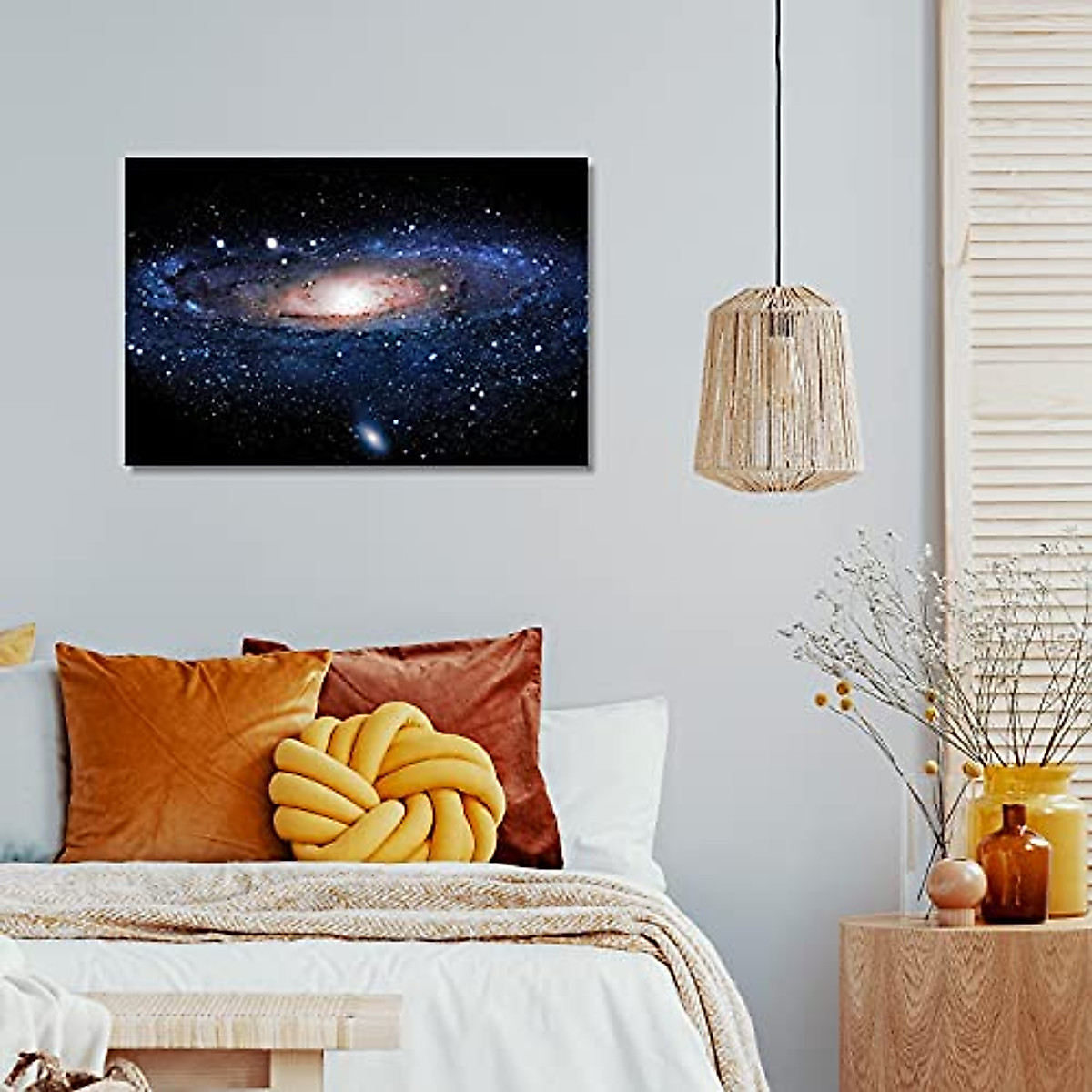 Space Poster NASA Galaxy Star Canvas Prints for Wall Decor Unframed 16x24in