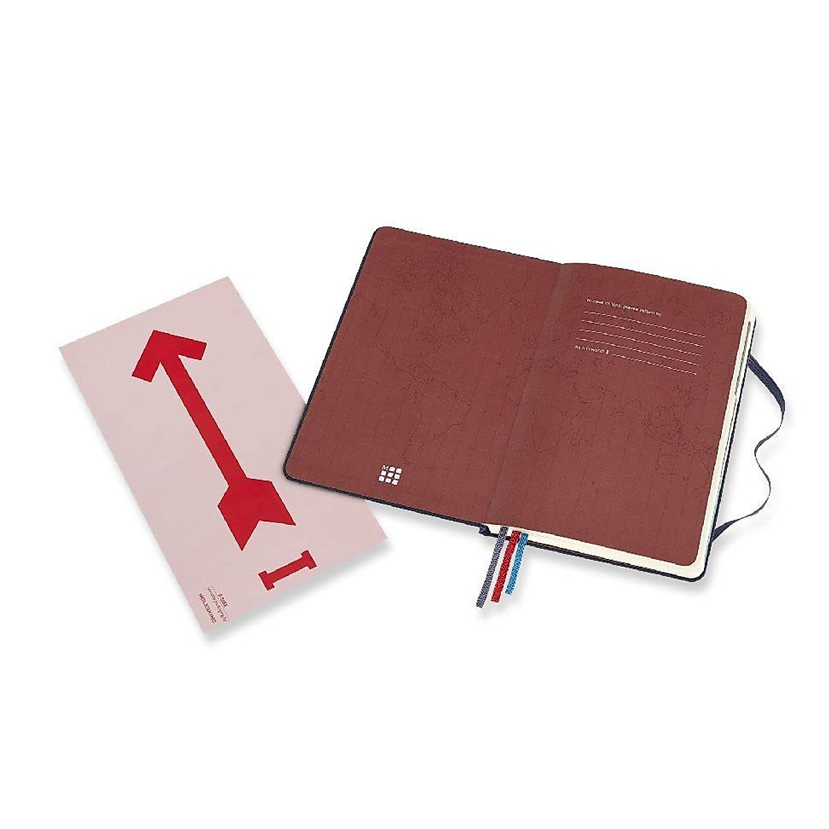 Moleskine Voyageur Notebook, Hard Cover, Medium (4.5" x 7") Ocean Blue, 208 Pages