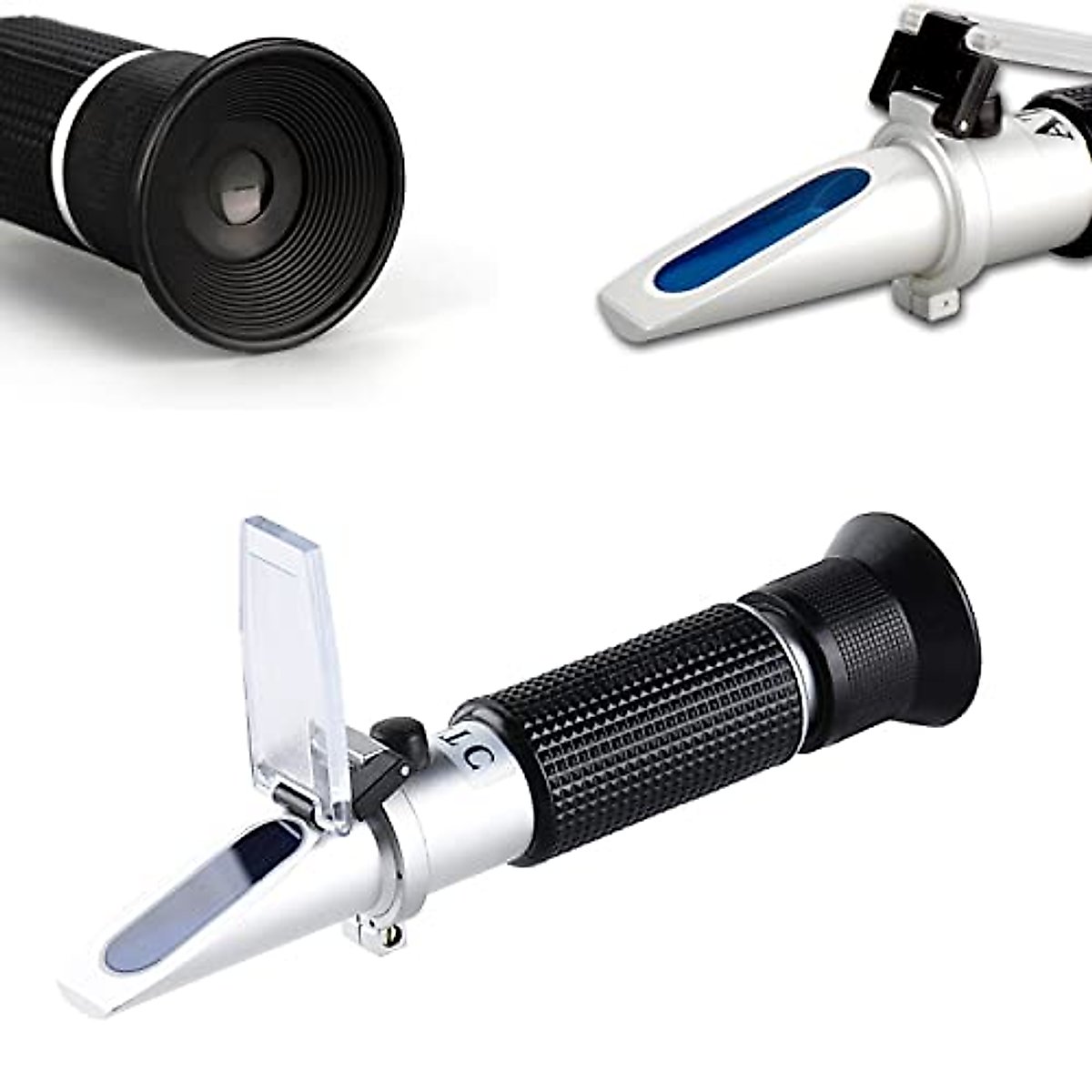 Brix Refractometer 0-32% Brix Meter Refractometer for Testing Sugar Content in Fruit, Portable Refractometer Tester for Making Maple Syrup, Juice, Beverage