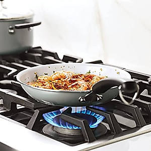 Farberware EcoAdvantage Ceramic Nonstick Cookware/Pots and Pans Set, 13 Piece - Gray