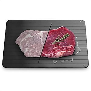 Quick Defrosting Tray for Frozen Meat - Rapid Thaw Defrosting Tray Kitchen Gadgets for Home Thawing Plate - Thawing Tray for Frozen Meat Defrosting Tray Natural Taste - Frozen Food Meat Thawing Board