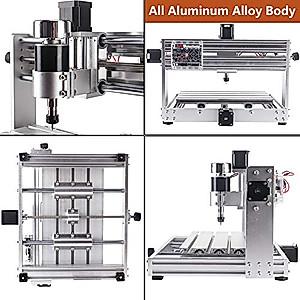 Upgraded CNC Router Machine, Mcwdoit Engraving Machine 3018Pro-MAX 200W Spindle Engraver for Woodworking And Metal, GRBL Control 3 Axis PCB Milling Machine Wood Router Engraver
