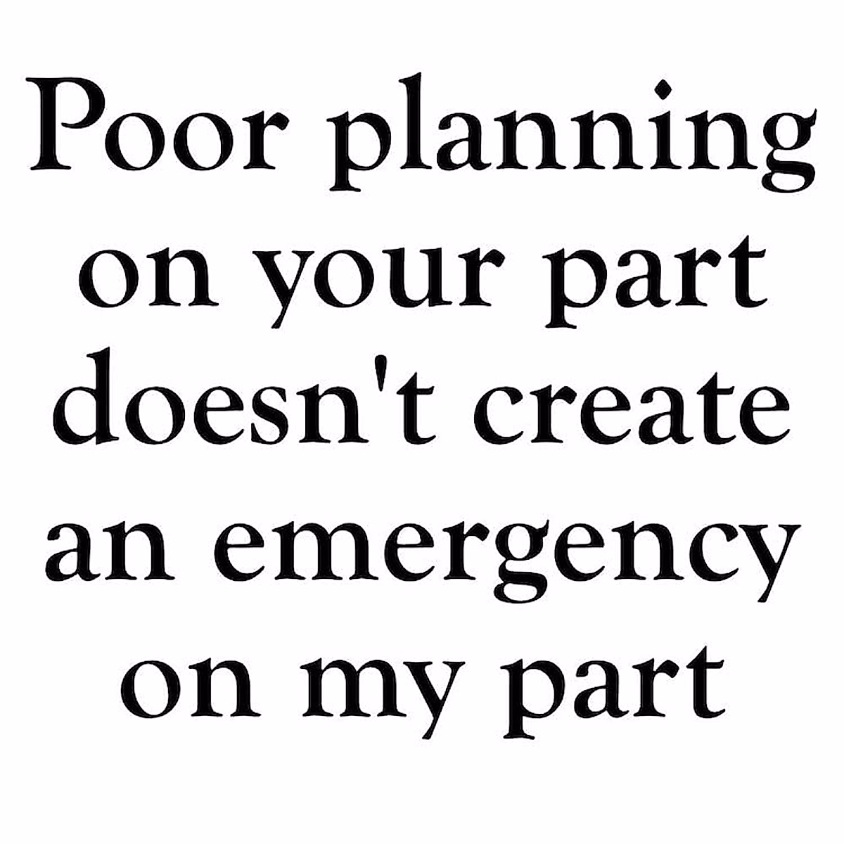 CafePress Poor Planning On Your Part Mug Ceramic Coffee Mug, Tea Cup 11 oz
