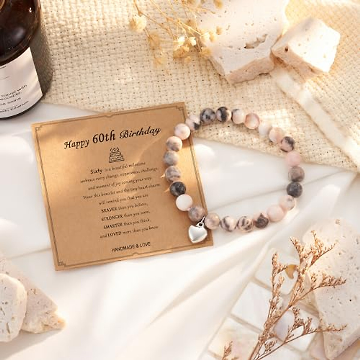 HGDEER 60th Birthday Decorations Gifts for Women Woman