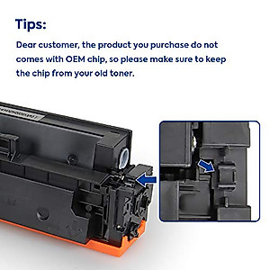 INK E-SALE [NO CHIP] Black 1-Pack Compatible Toner Cartridge Replacement for HP 414X M454dw M479fdw Toner for HP Color Pro M454dw M454 M454dn MFP M479fdw M479 M479fdn Toner Printer Ink