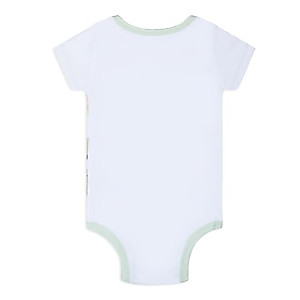 STAR WARS The Mandalorian Grogu Baby Boys Short Sleeve Bodysuit and Cap Set for Newborn and Infants