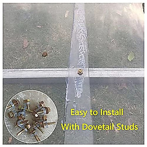 exproyzk Clear Polycarbonate Plastic Sheet - Transparent Glass Replacement Board - Impact Resistant - 1mm Thick (Color : Clear, Size : 1x3m)