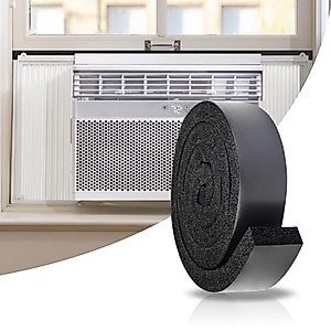 BJADE'S Air Conditioner Weatherseal Tape,Window AC Foam Seal Insulating Strip,2 X 1 Inch 6.5ft Air Conditioner Insulation Foam Strip.