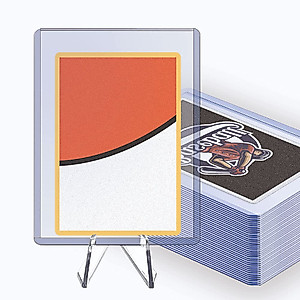 30 Count Toploaders Card Sleeves for Trading Cards, Thick Hard Penny Card Sleeves Card Protectors Fit for Stardard Cards, Baseball Cards, Sports Cards, MTG Cards