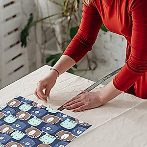 ARTIBETTER Quilting Fabric Animal Fabric Square Cotton Craft Fabric Bundle Patchwork 50x50cm Squares Quilting Sewing Patchwork Animal Print DIY Art Craft Supplies 7pcs Charisma Sheets