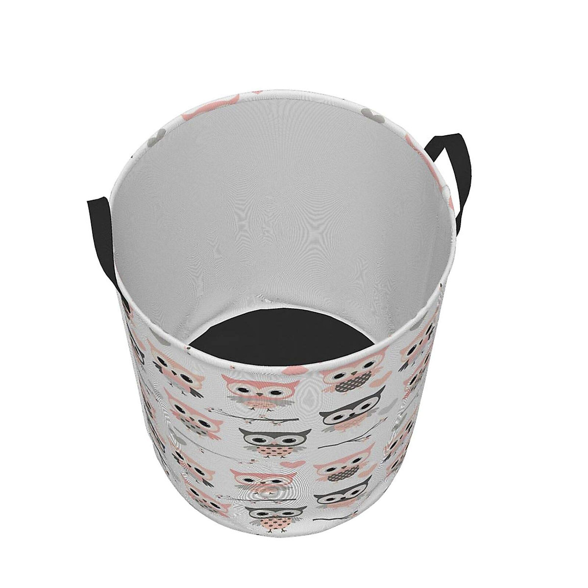 Foruidea Owl Laundry Basket,Laundry Hamper,Collapsible Storage Bin, Oxford Fabric Clothes Baskets,Nursery Hamper For Home,Office,Dorm,Gift Basket