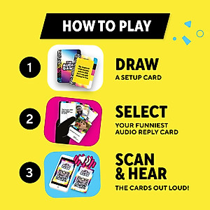 The Audio Game – A Raunchy Card Game – Use Viral Social Media Clips to Roast Your Friends – Hear The Hilarious Cards – Game Night Must Have (17+)