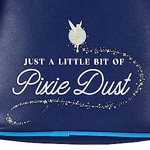 Loungefly Disney Peter Pan Glow Clock Womens Double Strap Shoulder Bag Purse