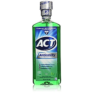 Act Anticavity Fluoride Mouthwash Mint 18 fl oz (Pack of 3)