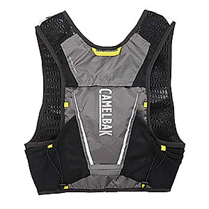 CamelBak Ultra Pro Hydration Vest 34 oz, Graphite/Sulphur Spring, M