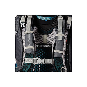 Osprey Aura AG 50L Women's Backpacking Backpack, Vestal Grey, X-Small