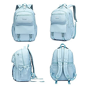 SUN EIGHT Backpack for Kids,Backpacks for School Light Backpack Suitable for Over 6 years old(Blue)