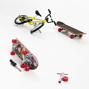 Remeehi Party Favors Educational Finger Toy Mini Finger Sports Skateboards/Bikes/Swing Board with Endoluminal Metallic Stents(send components and parts)