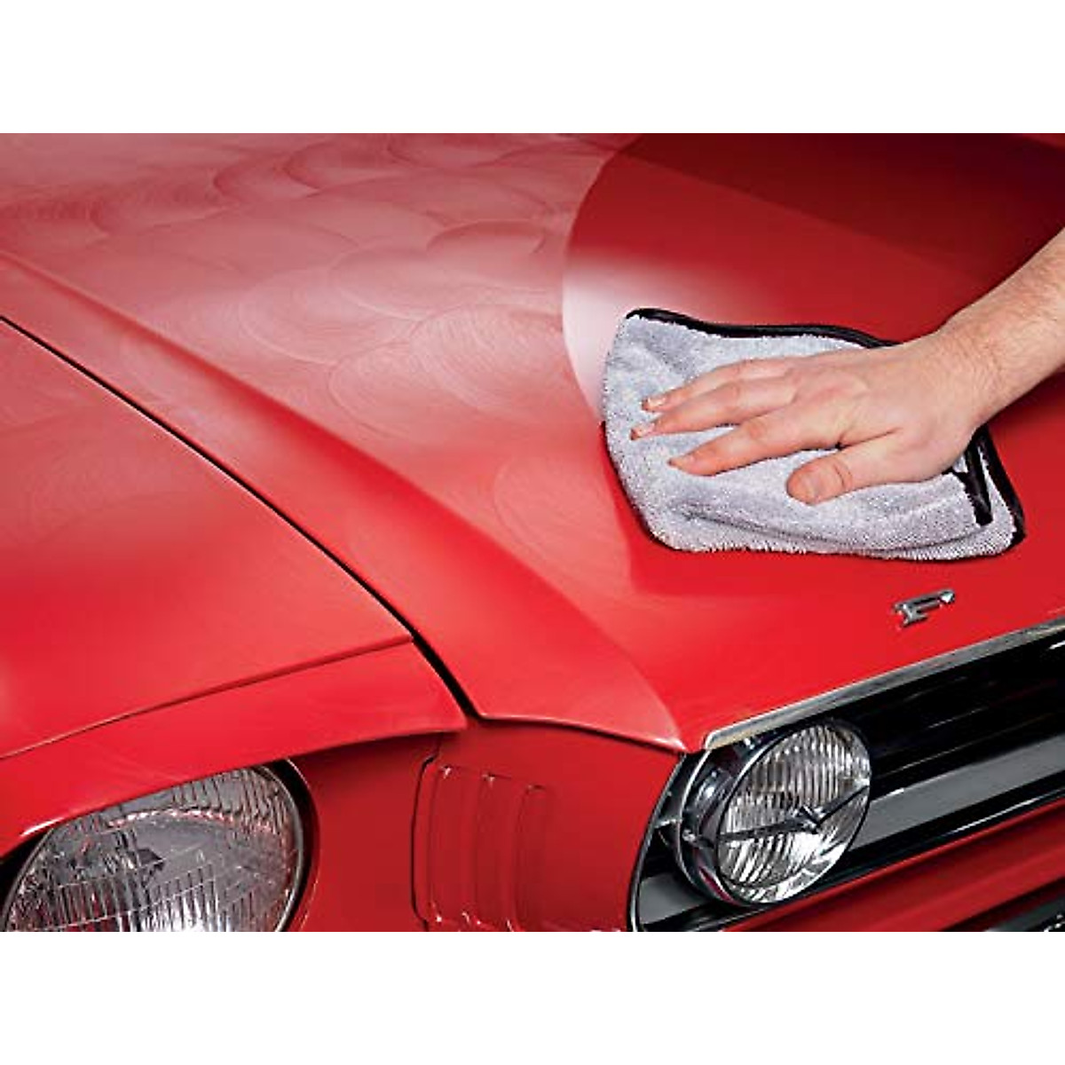 Griot's Garage 55586 PFM Terry Weave Towel, 16" x 16", Grey (Set of 2)