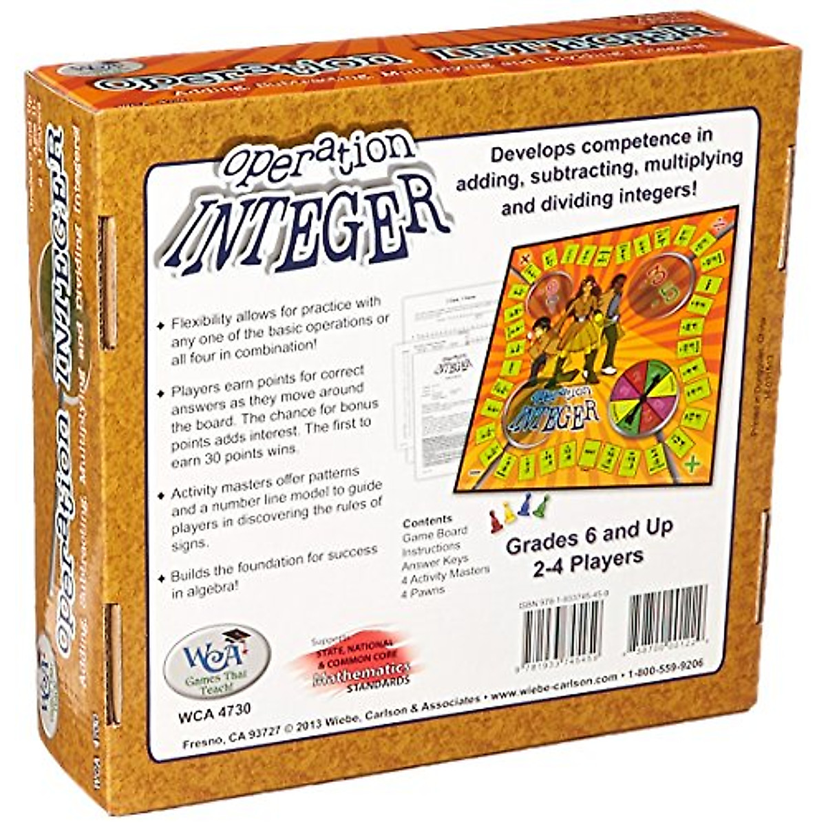 Learning ADVANTAGE-4730 WCA Game - Operation Integer - Grades 6 to 8