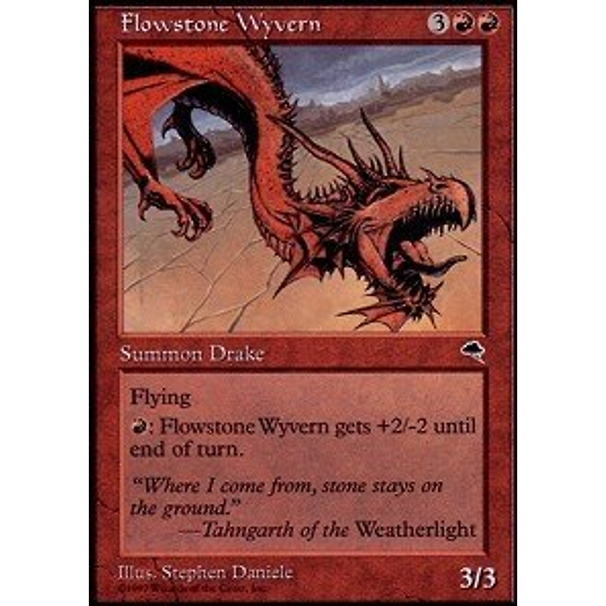Magic The Gathering - Flowstone Wyvern - Tempest