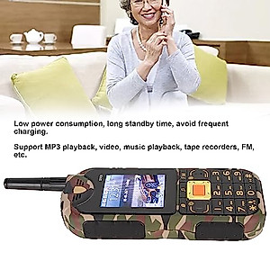 Yunseity Unlocked Button Phone, S555 One Key to Dial SOS Button Mobile Phone for Seniors, 4800Mah Ultra Long Standby Basic Cellphone with Big Buttons & Loud Volume, 3.5mm Headphone Jack (US Plug)