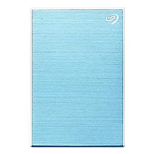 Seagate Backup Plus 4TB External Hard Drive Portable HDD – Light Blue USB 3.0 for PC Laptop and Mac, 1 year MylioCreate, 2 Months Adobe CC Photography (STHP4000402)