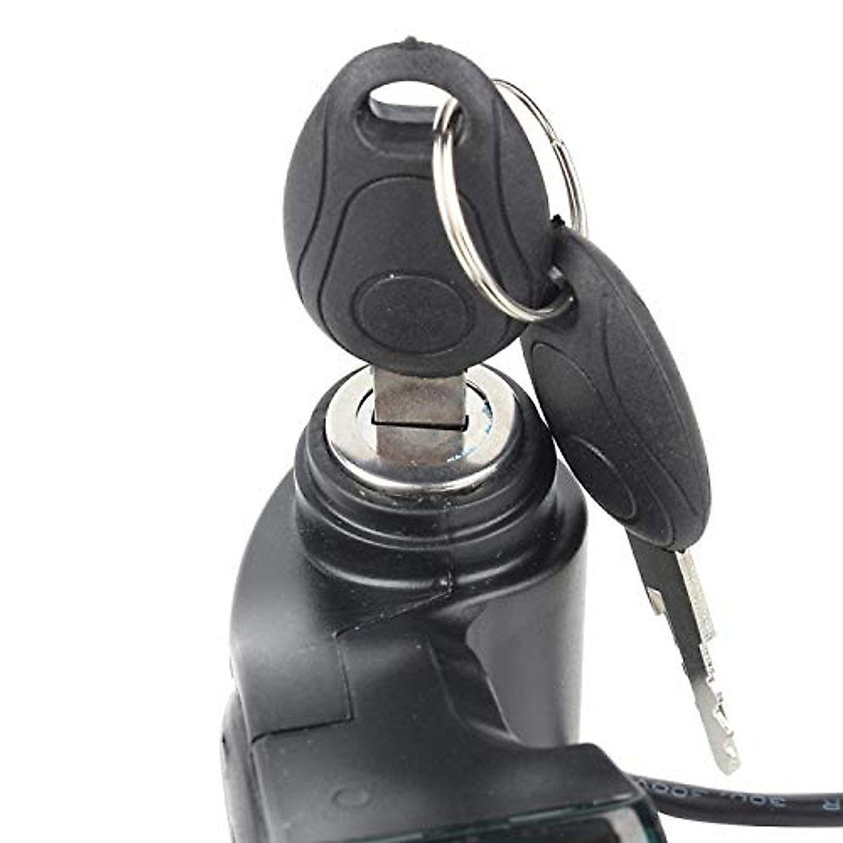 Keenso Bike Throttle Voltmeter, Universal Portable Throttle Voltmeter with Digital Voltage Display Voltmeter and Lock for 1299V EBike Scooter Tricycle