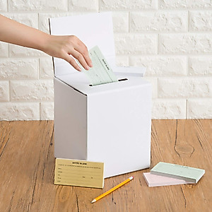 Excello Global Products 1500 Entry Forms - Includes 15 Blank Raffle Ticket Pads - (Combo Colors) - GPP-0026