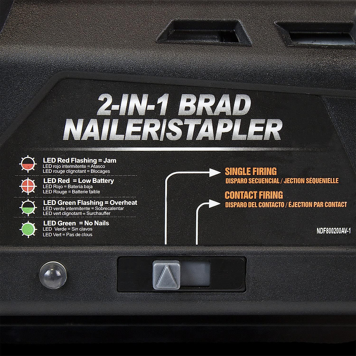 Freeman PE2118G 18 Volt Cordless 2-in-1 18-Gauge 2" Nailer / Stapler Kit with Lithium-Ion Batteries, Charger, Case, and Fasteners (1000 Count)