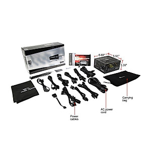 Seasonic PRIME 600 Titanium SSR-600TL 600W 80+ Titanium ATX12V & EPS12V Fanless Super Quiet 12 Year Warranty Power Supply