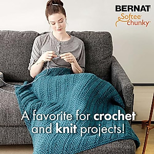 Bernat Softee Chunky School Yard Yarn - 3 Pack of 80g/2.8oz - Acrylic - 6 Super Bulky - 77 Yards - Knitting, Crocheting & Crafts